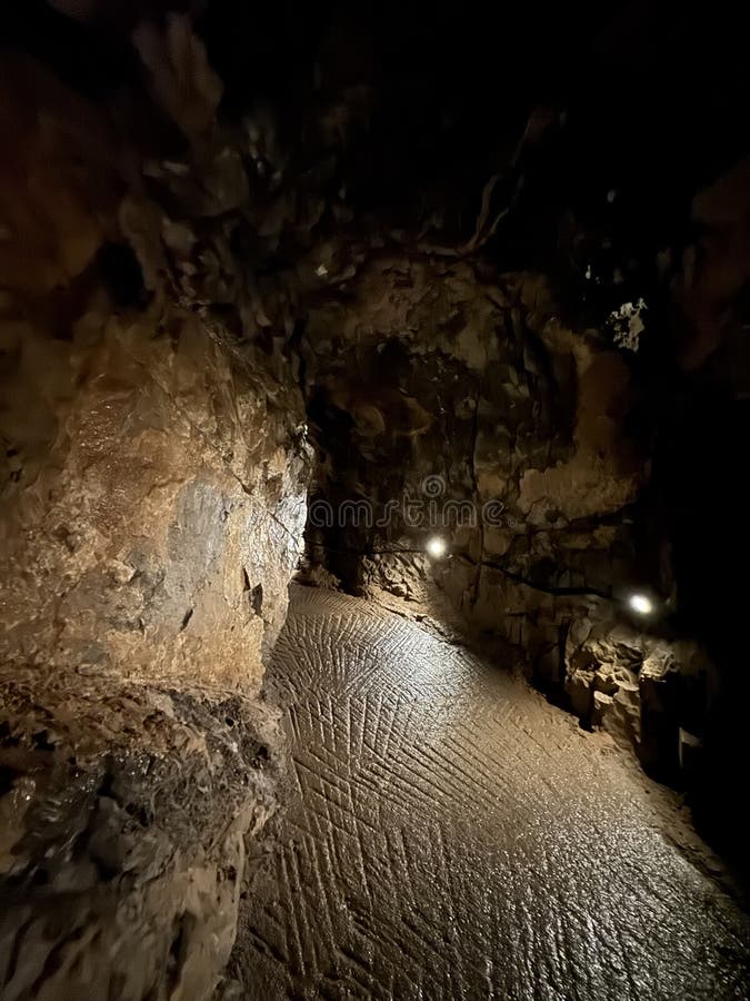 The Caves at Cheddar Gorge stock image. Image of europe - 385773275