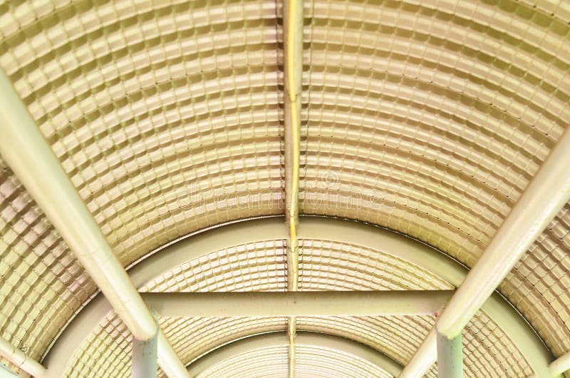 Inside of Roof with Ventilation Duct and Spotlights Stock Photo - Image ...