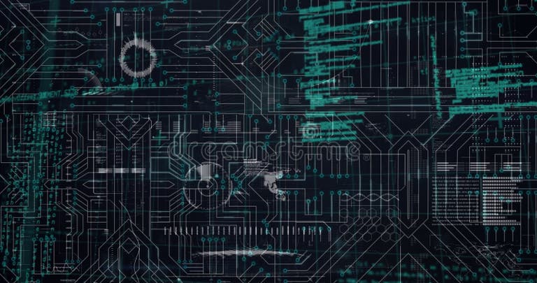 Image of Interface with Data Processing Over Microprocessor Connections ...