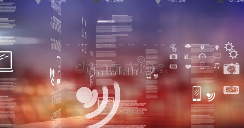 Image of Interface Screen with Various Programming Codes, Graphs and ...