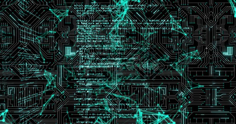 Image of Interface Showing Data with Network Connections and ...