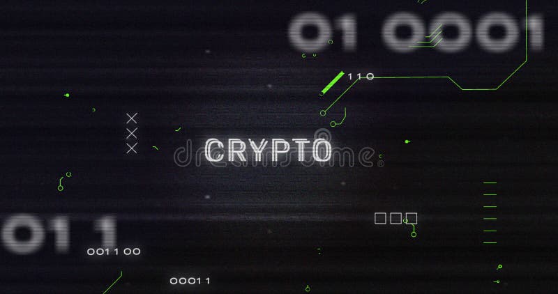 Image Of Interference Over Crypto Text Data Processing And Computer
