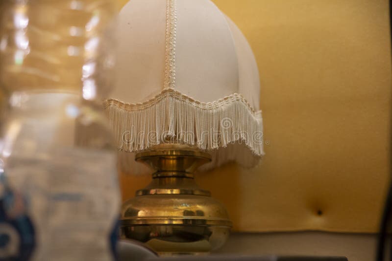 Image of a Interior Lamp with the Lights Off Stock Photo - Image of ...