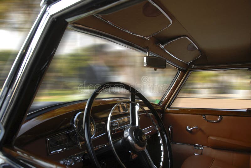 Image of the Interior of an Old Vehicle Editorial Photo - Image of ...