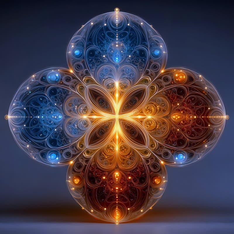 Box Christmas Lights Circular Fusion Symbol Church Spire Stock ...