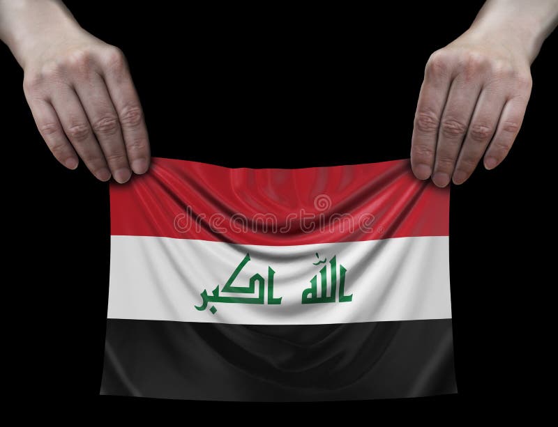 Iraqi flag stock photo. Image of national, baghdad, east - 1610734