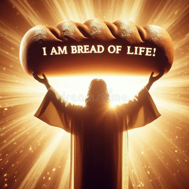 Image of Jesus Figure the Symbol of the Bread of Life. Stock ...