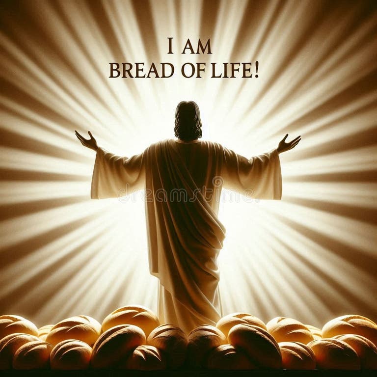 Image of Jesus Figure the Symbol of the Bread of Life. Stock ...
