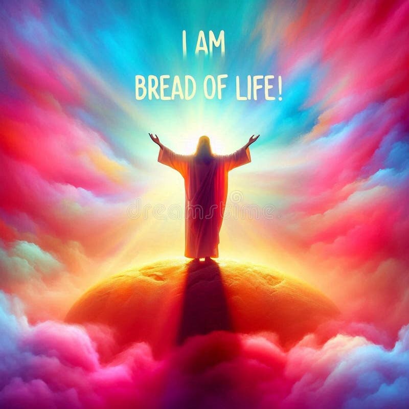 Image of Jesus Figure the Symbol of the Bread of Life. Stock ...