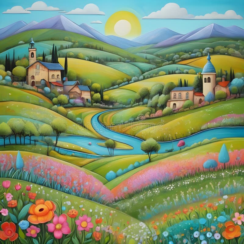 Image of the Karla Gerard Beautiful Painted the Freshness and Renewal ...