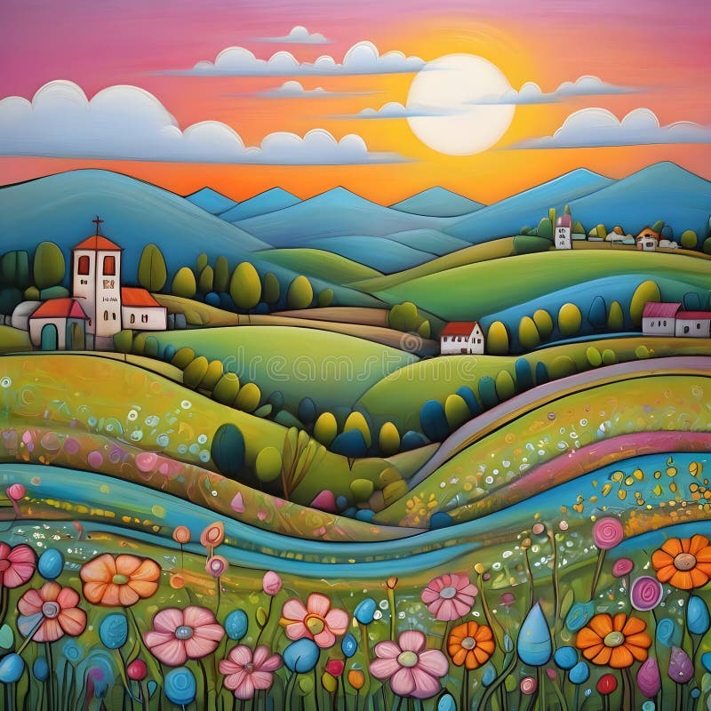 Image of the Karla Gerard Beautiful Painted the Freshness and Renewal ...