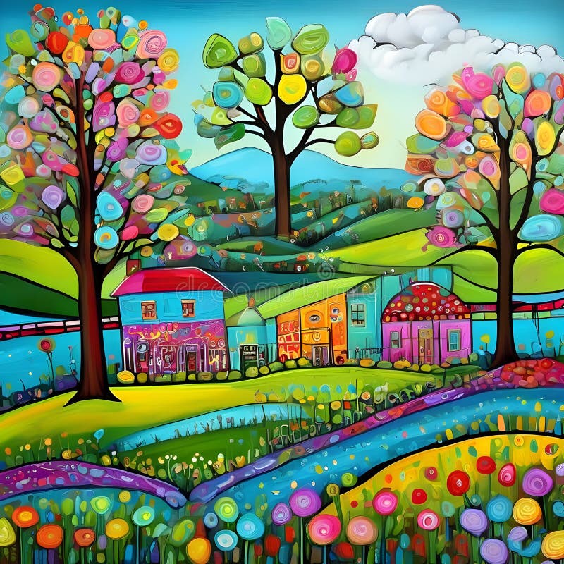 Image of the Karla Gerard Beautiful Painted the Freshness and Renewal ...