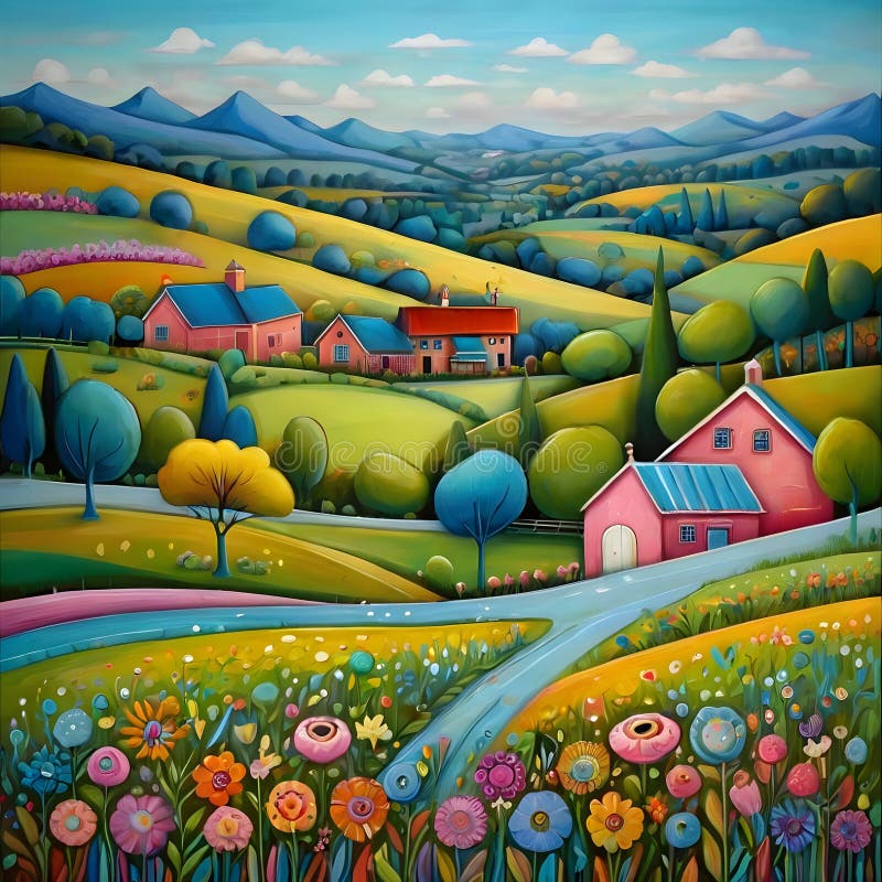 Image of the Karla Gerard Beautiful Painted the Freshness and Renewal ...