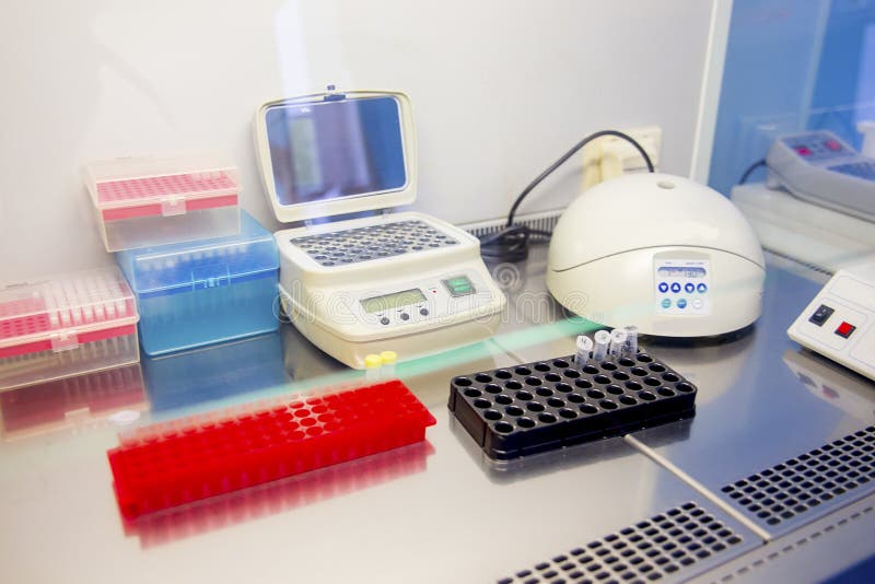 Laboratory in a clinic stock photo. Image of healthcare - 104427036