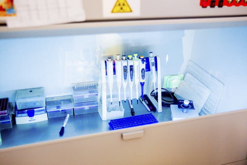 Laboratory in a clinic stock photo. Image of illness - 104427804