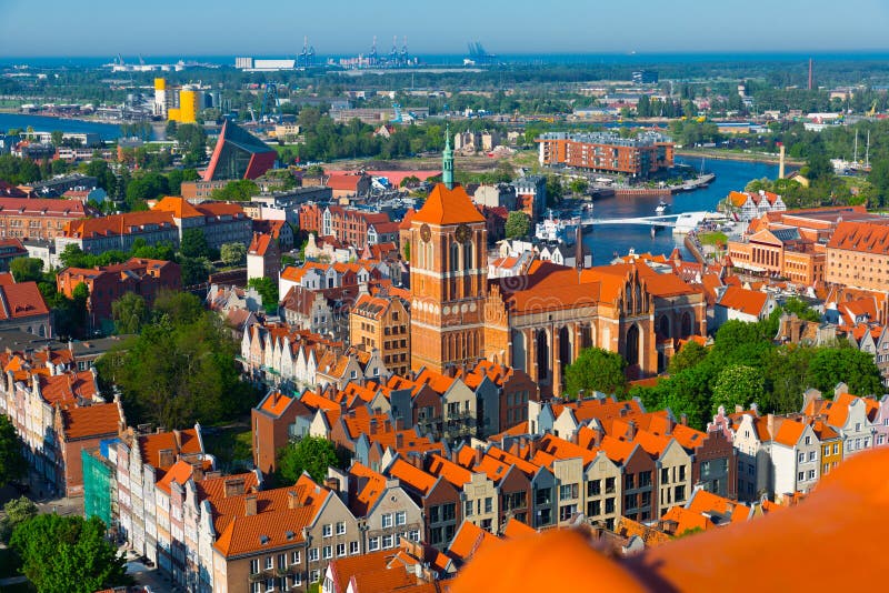 Image of Landscape of Gdansk Stock Photo - Image of tourism, historical ...