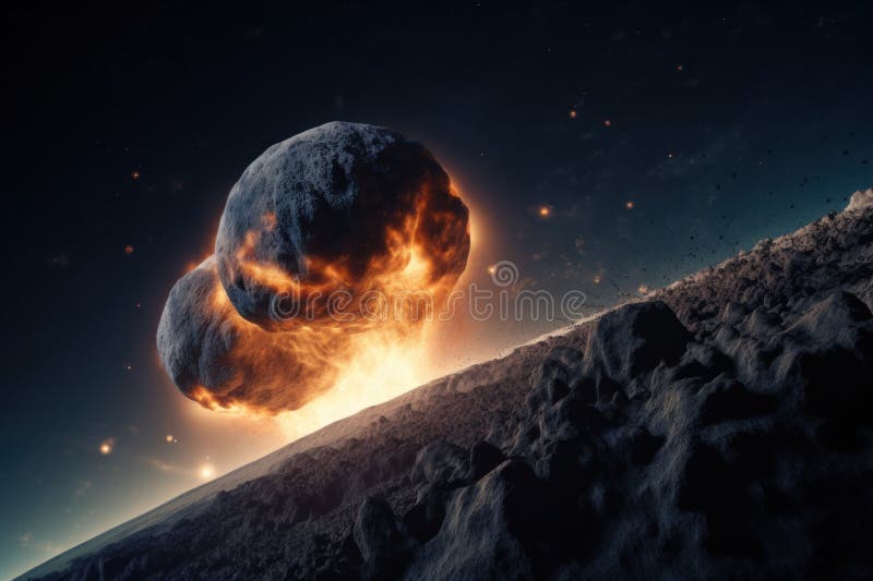 An Image of a Large Object in the Sky. AI Generative Image. Stock ...