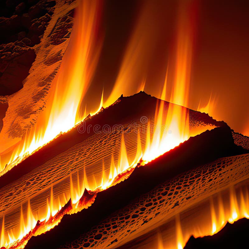 Image of a lava flow stock illustration. Illustration of asteroid ...