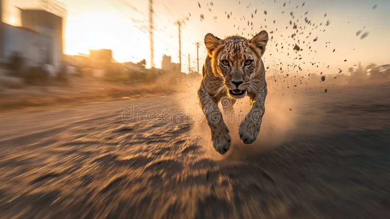 Charging Leopard Stock Illustrations – 93 Charging Leopard Stock ...