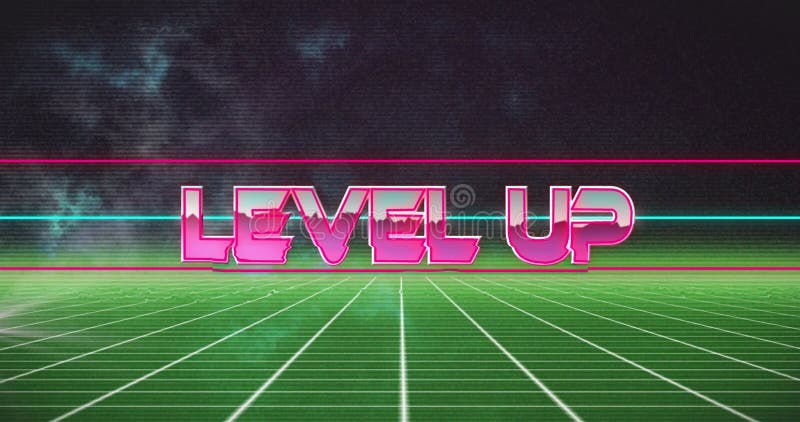 Image of Level Up Text Over White Lines on Black Background Stock Photo ... Image of Level Up Text Over White Lines on Black Background Stock Photo ...