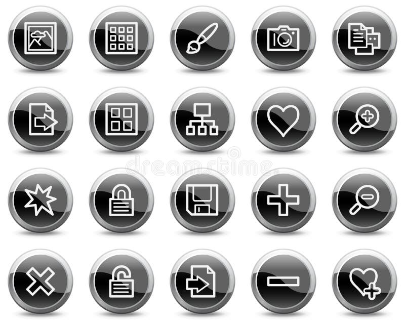 Buttons with save icon stock vector. Illustration of website - 6744193