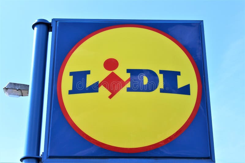 An Image of a LIDL Logo - Bielefeld/Germany - 09/16/2017 Editorial ...