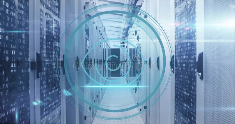 Image of Light Spots and Scope Scanning with Security Symbols Over ...