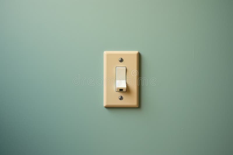 Image of a Light Switch Turned Off in a Daytime Stock Photo - Image of switch, simplicity: 295588824