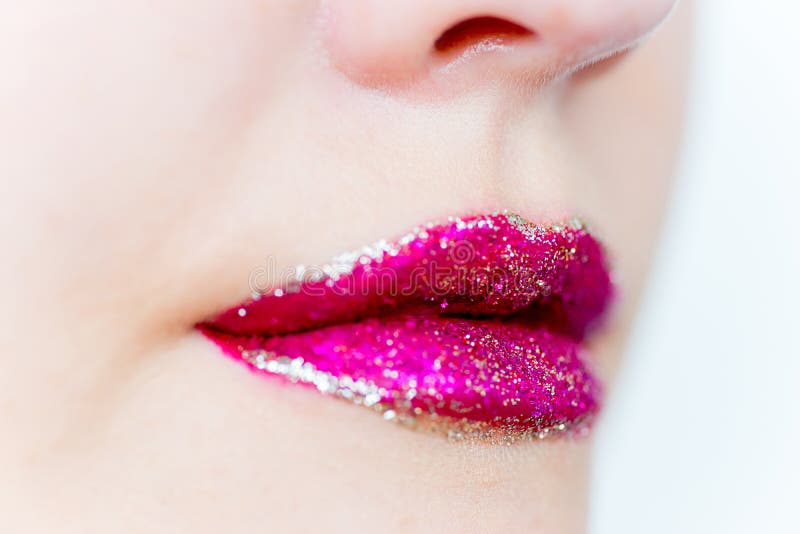 An image of lips stock photo. Image of eyelashes, glamour - 104006472