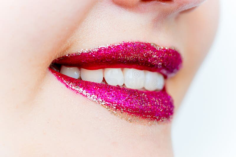 An image of lips stock image. Image of cute, human, portrait - 104007793