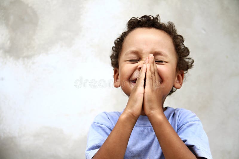 Little Boy Praying To God Stock Photo Stock Image - Image of devotion ...