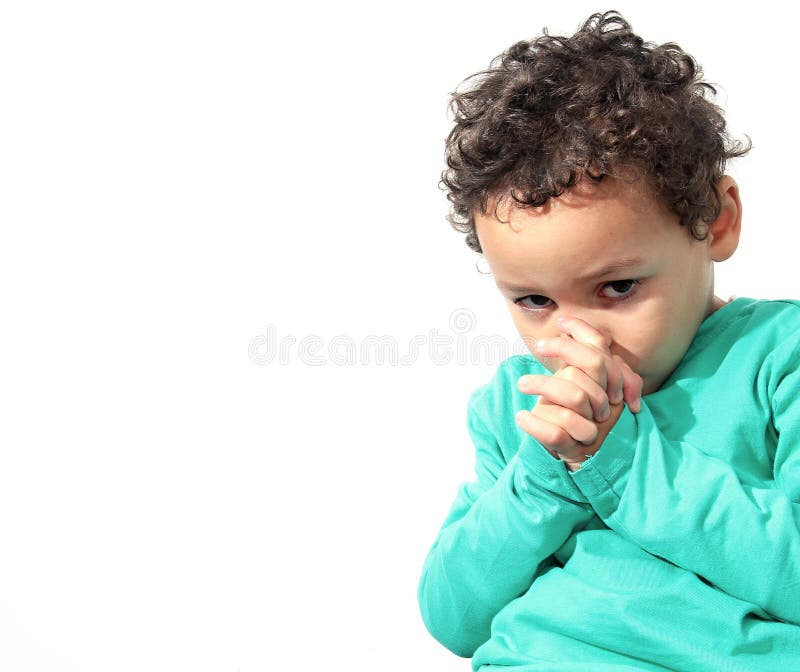 Little boy praying stock photo. Image of children, meditation - 132905720