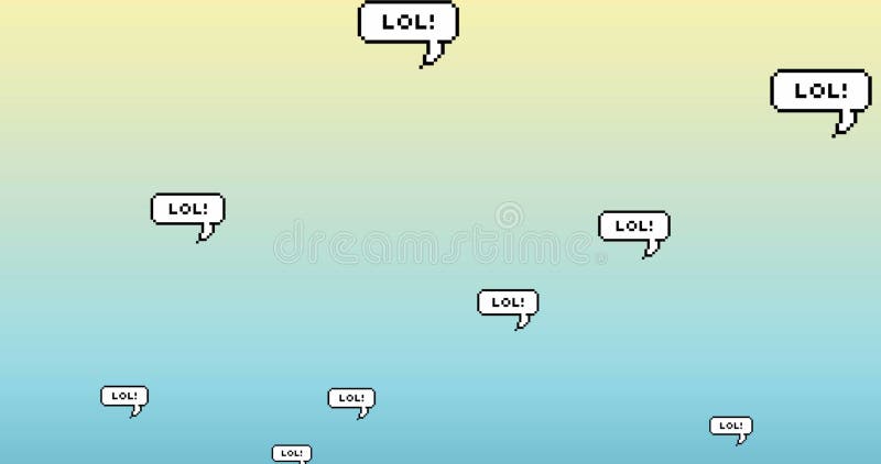 Image of Lol Text in Speech Bubbles Stock Image - Image of data ...