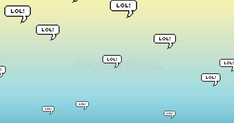 Image of Lol Text in Speech Bubbles Stock Photo - Image of global ...
