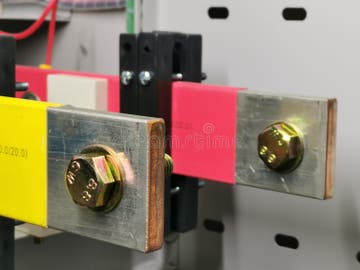 Voltage Switchboard Busbar Connection Stock Photos - Free & Royalty ...