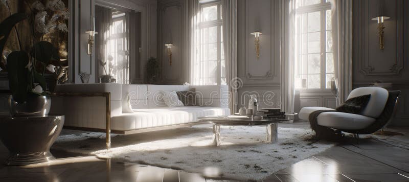 Image of Luxury Room Lounge Background Stock Illustration ...