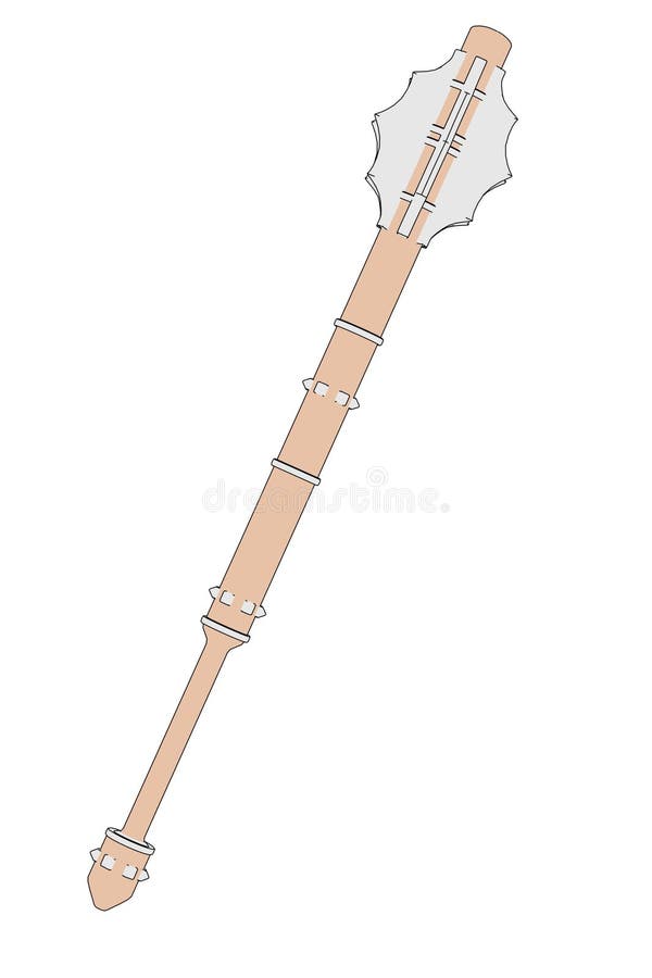 Image of mace weapon stock illustration. Illustration of mace - 37771570