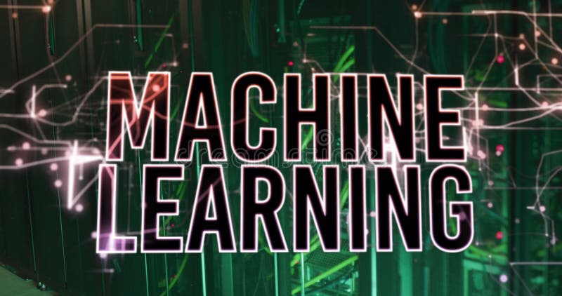 Image of Machine Learning Text Over Abstract Patterns Against ...