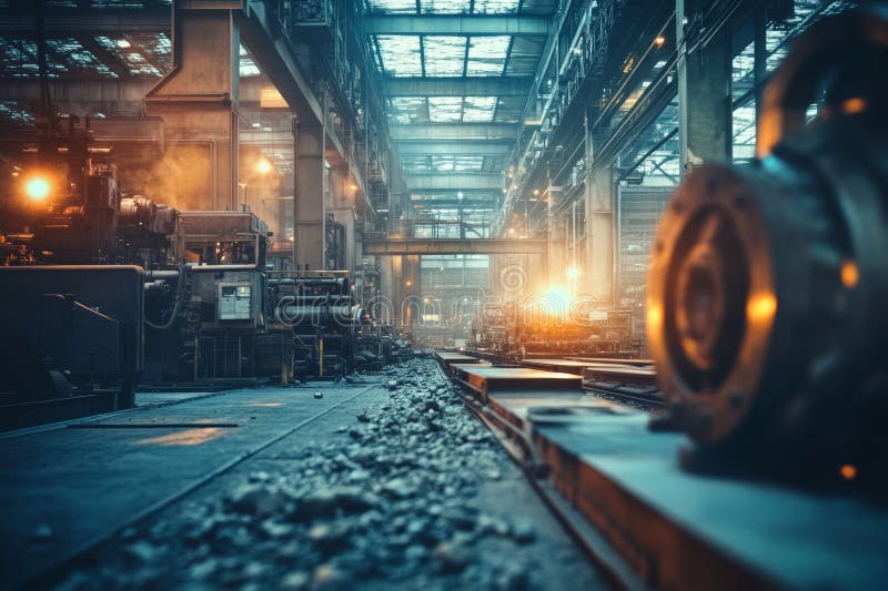 Image of Machines in a Printing Shop that are Used for Transport and ...
