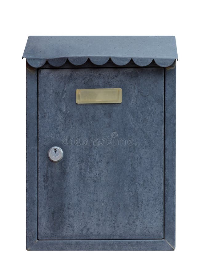 Mailbox Isolated on White Background Stock Image - Image of close ...