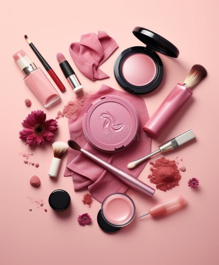 Image of a Make-up Kit - AI Generated Stock Illustration - Illustration ...