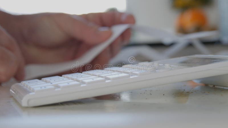 Person Using Adding Machine Stock Photos - Free & Royalty-Free Stock ...