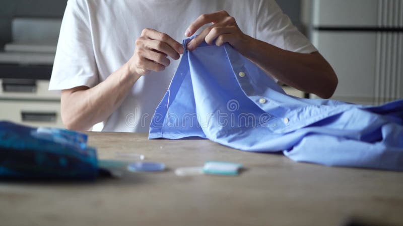 A man with a button stock video. Video of nature, lifestyle - 248361251