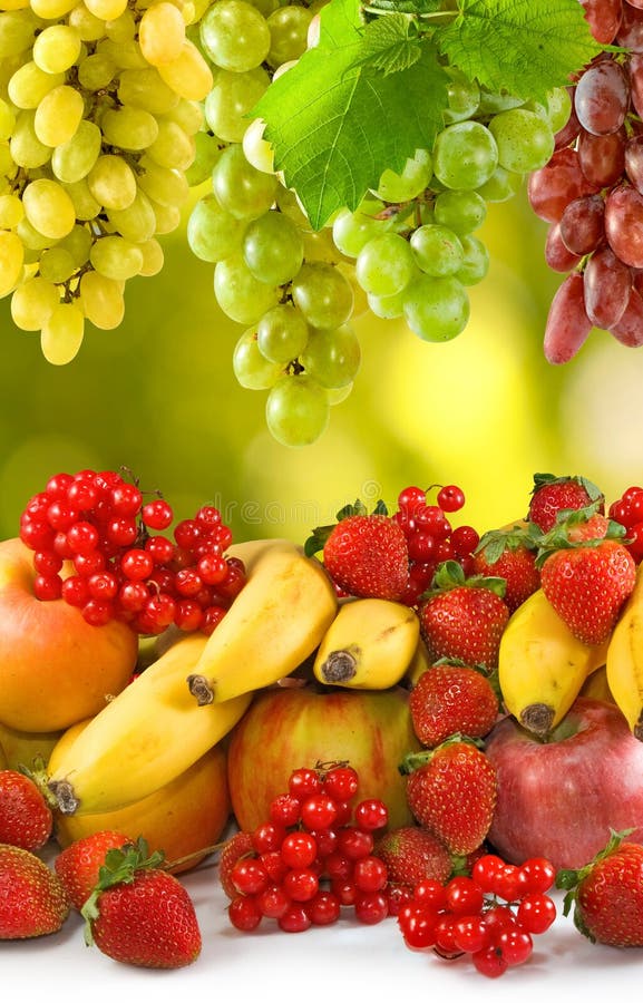 Many Fruits and Basket Close-up Stock Image - Image of apples, objects ...