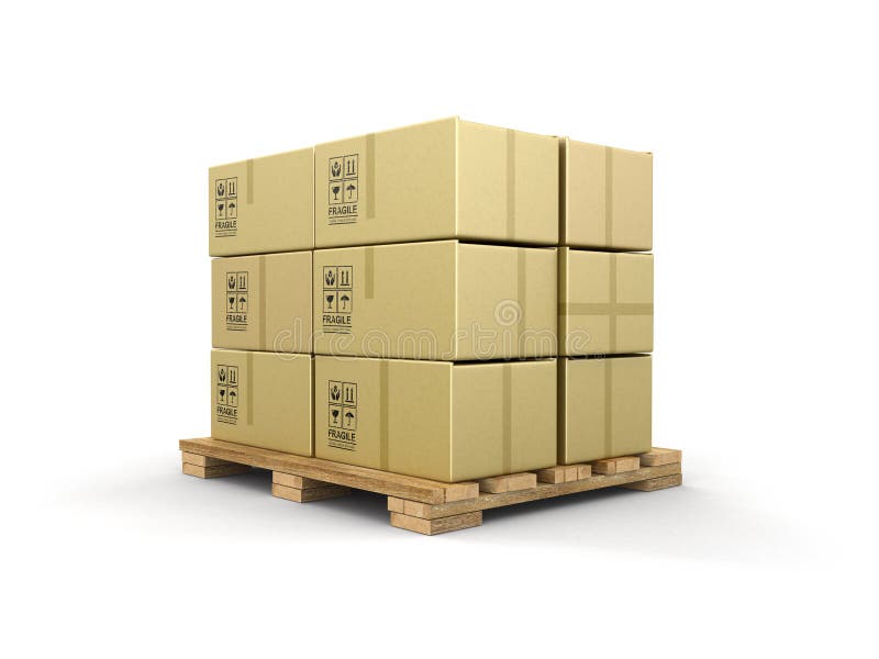 Image of Many packages stock illustration. Illustration of connection ...