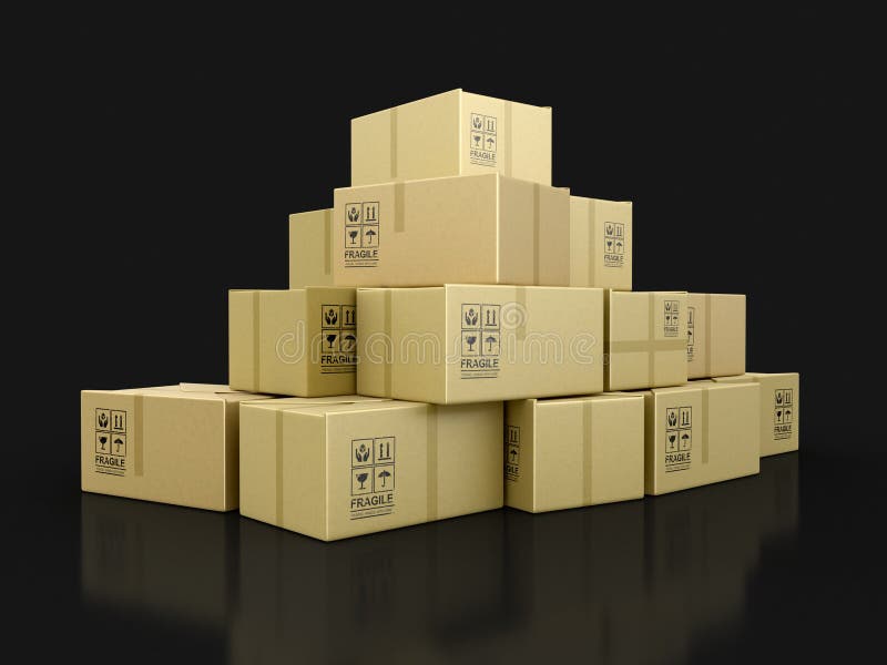 Image of Many packages stock illustration. Illustration of graphic ...