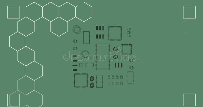 Image of Markers Over Computer Processor Stock Image - Image of connect ...