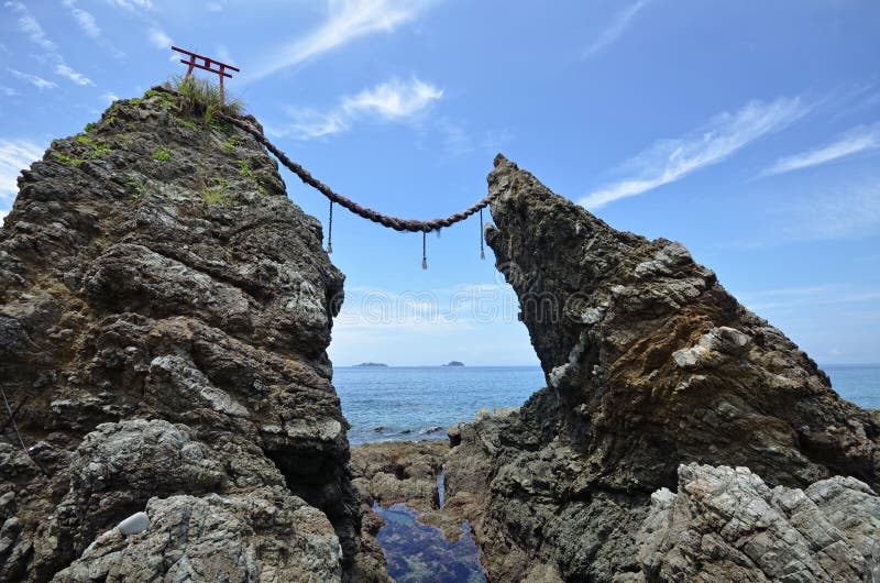 Married-Couple Rocks stock image. Image of nagasaki, religion - 30312073