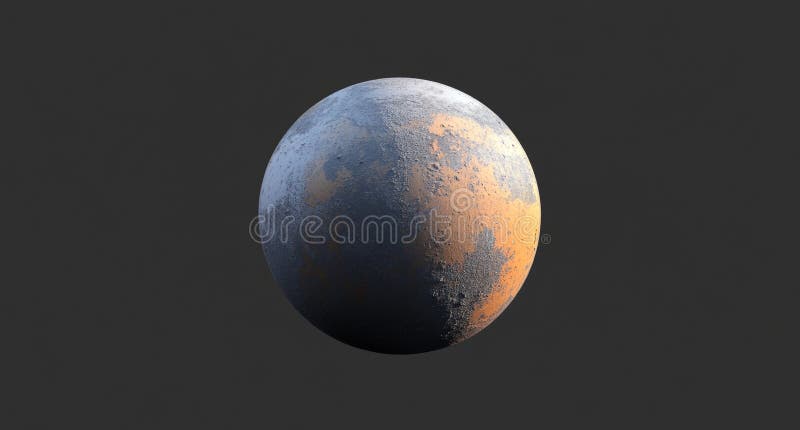 This Image of Mars, with High Detail, is a 3D Rendering Created Using ...
