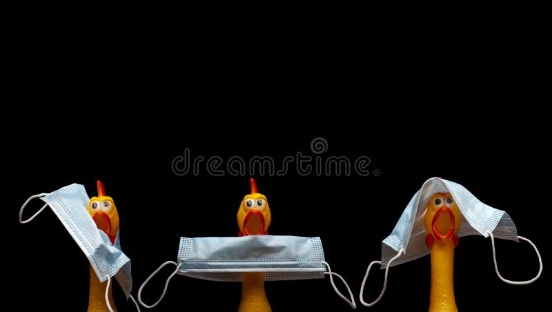 Image of Mask Rubber Chicken Dark Background Stock Photo - Image of ...